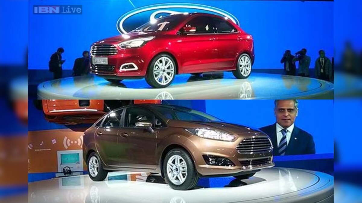 Auto Expo 2014: Ford unveils new Fiesta, Figo Concept sedans - News18
