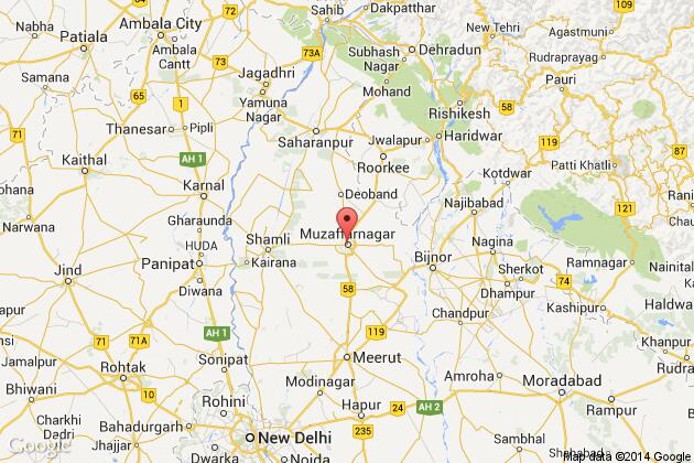 Muzaffarnagar Map