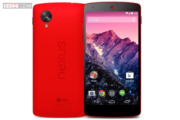 Red Nexus 5: LG, Google add a third colour to the showcase Android ...