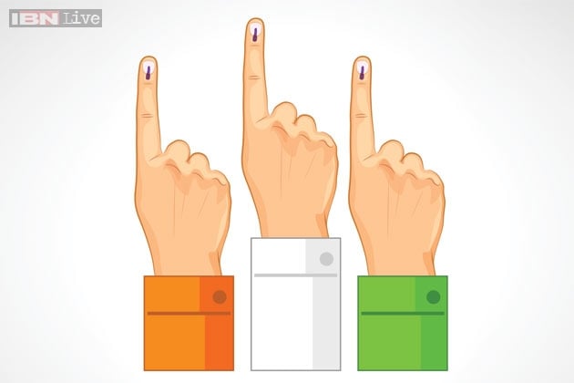 Voters flaunt inked fingers on Facebook, Twitter