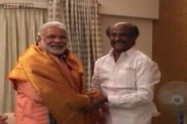Modi visits Rajinikanth for a 'personal' meet ahead of elections - News18