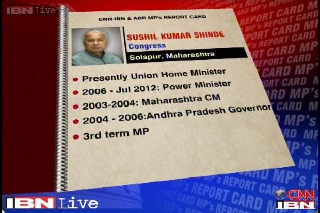 MPs Rating: Sushil Kumar Shinde scores a very low 4.9 out of 10 - News18
