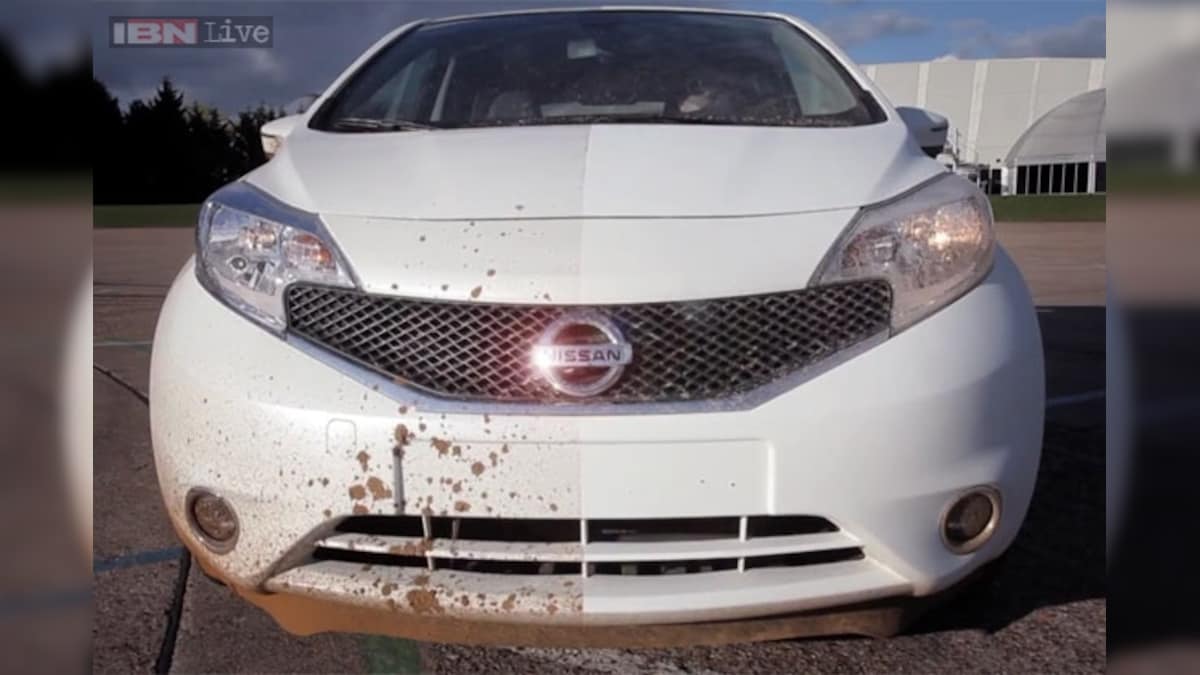 Nissan unveils the first self-cleaning car - News18