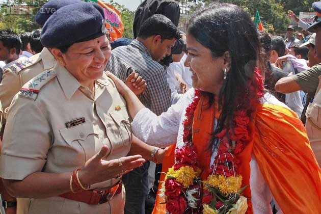 In pics: Hema Malini, Dimple Yadav, Salman Khurshid file LS poll ...