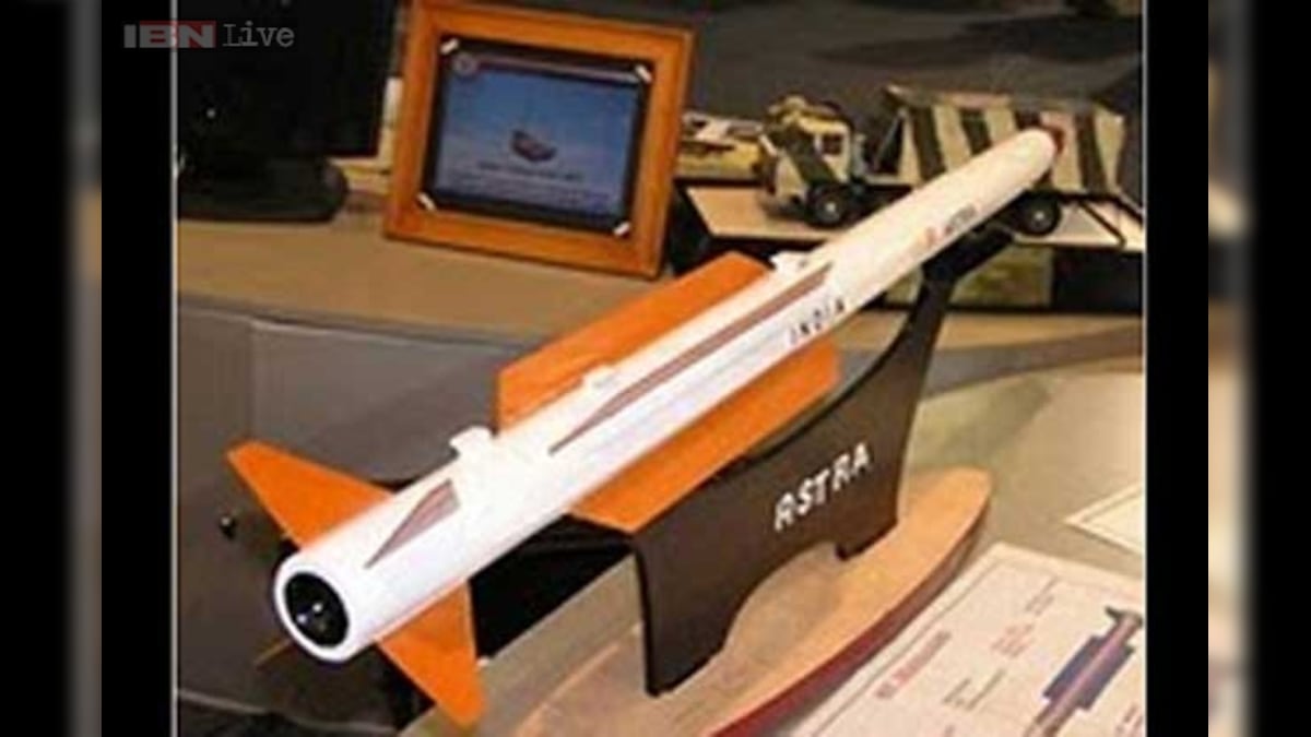 India successfully test fires Astra air-to-air missile