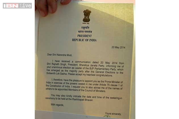Have You Seen Prime Minister Designate Narendra Modis Appointment