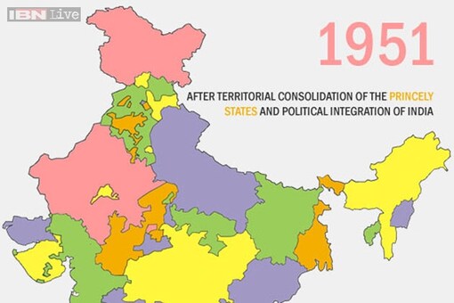 Animated timeline: Creation of new Indian states - from 1951 to ...