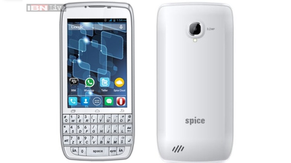 Spice Stellar 360 with 3.5-inch touschreen, QWERTY keypad available for ...