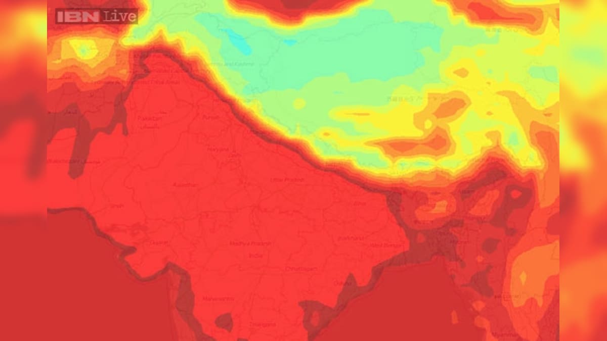 Red hot: Temperature map of India - News18