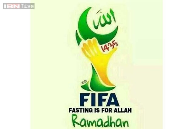 According to this creative World Cup special Ramadan poster, FIFA means ...