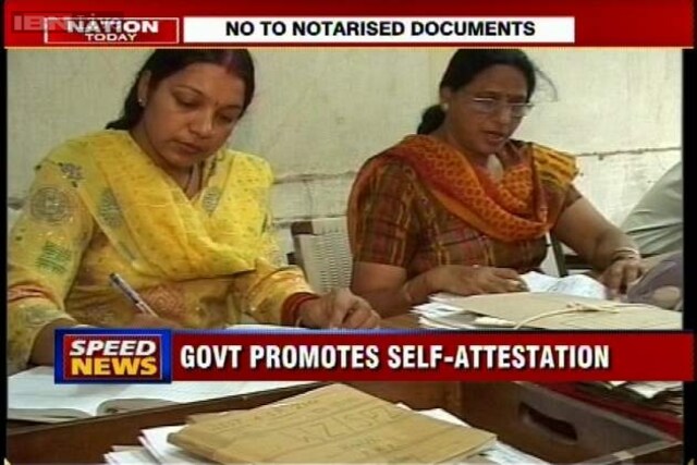 Prefer self-attestation of documents for government work: Centre - News18