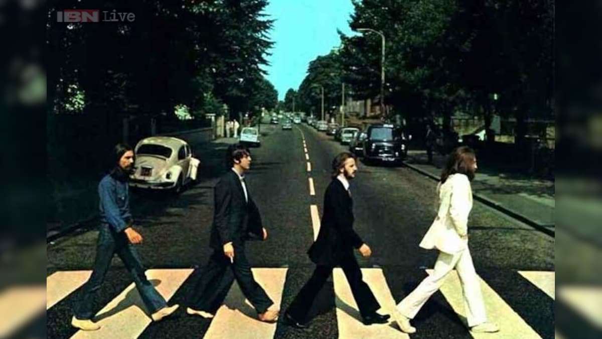 The pedestrian crossing on London's Abbey Road immortalised by The ...