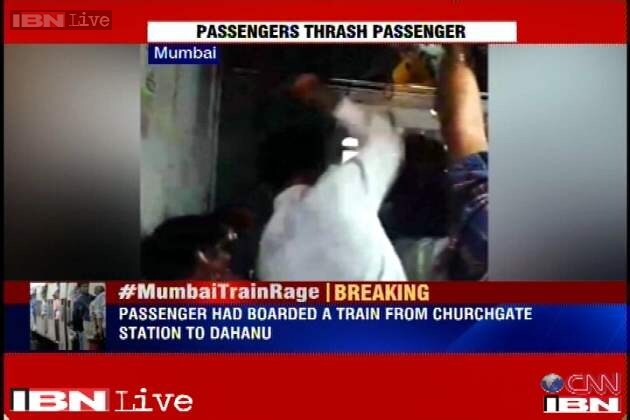 Caught on camera: Group of people harass, beat up a local train ...