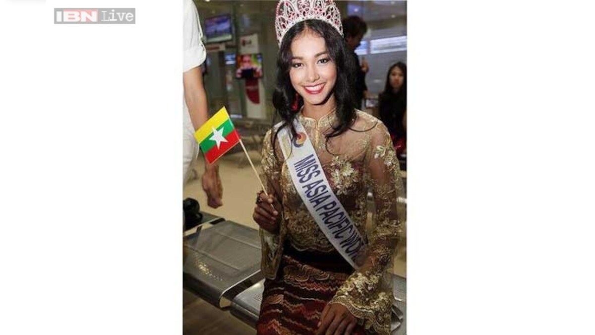 Myanmar's first international beauty queen has absconded with her ...