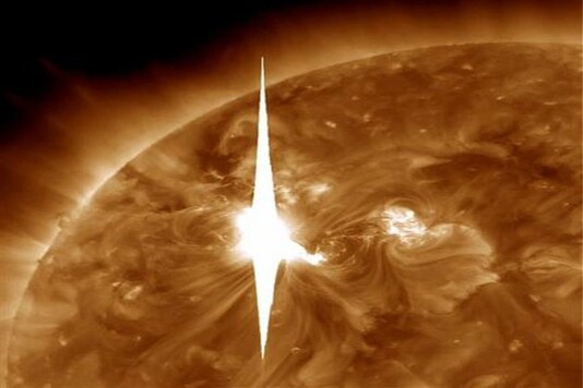 Massive solar flare can damage communications on Earth