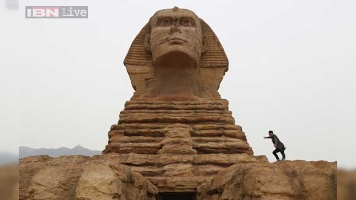 Archaeologists discover lost Sphinx head in Greece
