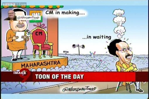 Election Cartoons: As Wankhede stadium gears up for Fadnavis's swearing ...