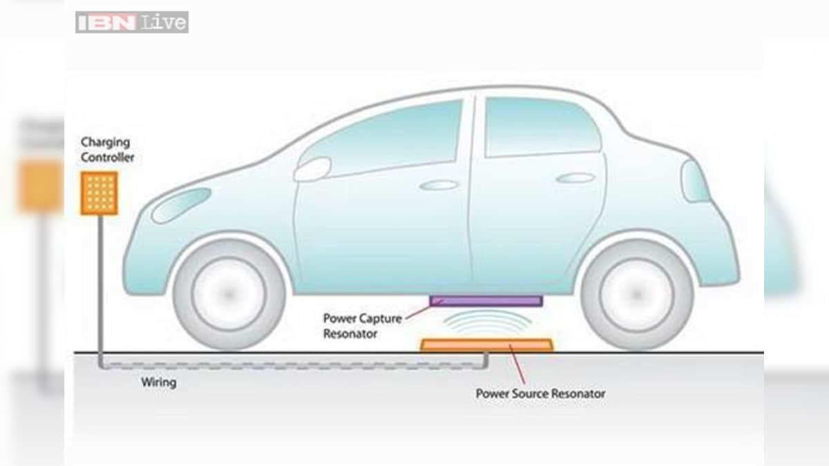 A wireless charging system for electric vehicles developed - News18