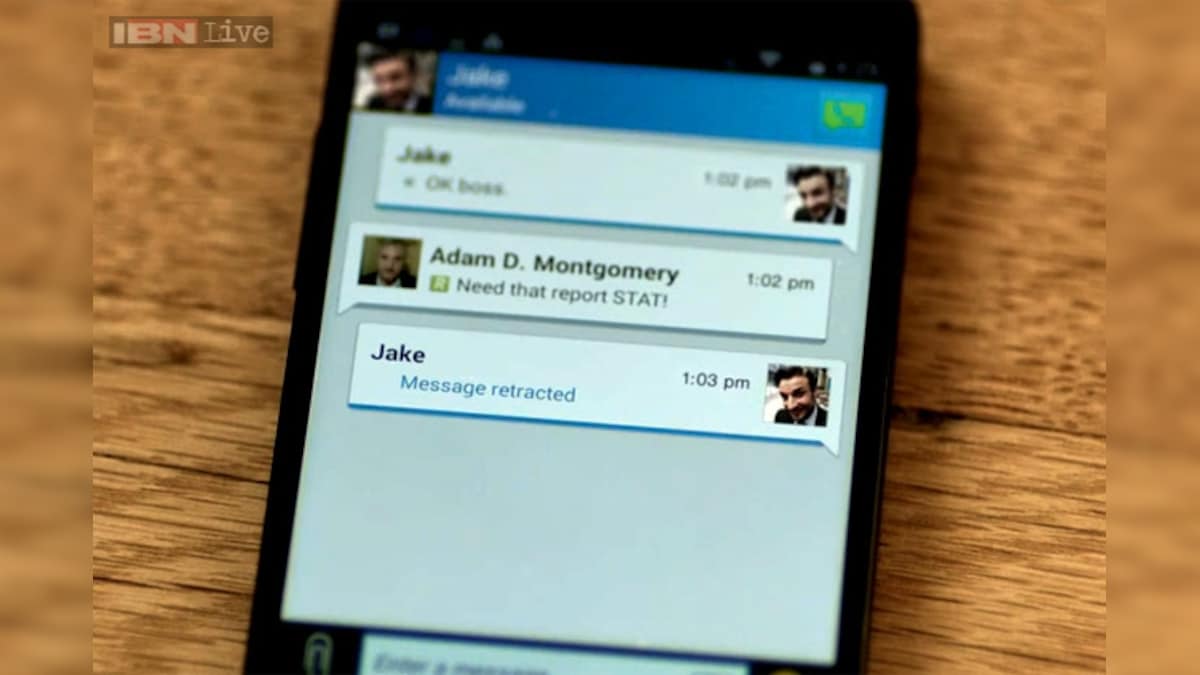 BBM users can now delete messages from chats, send self-destructing ...