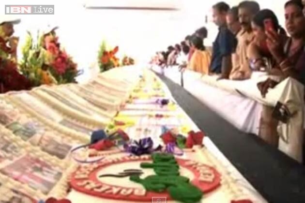 Kerala: Longest cake enters the Limca Book of Records - News18