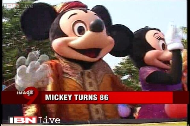 Mickey Mouse turns 86, takes ride on bus - News18