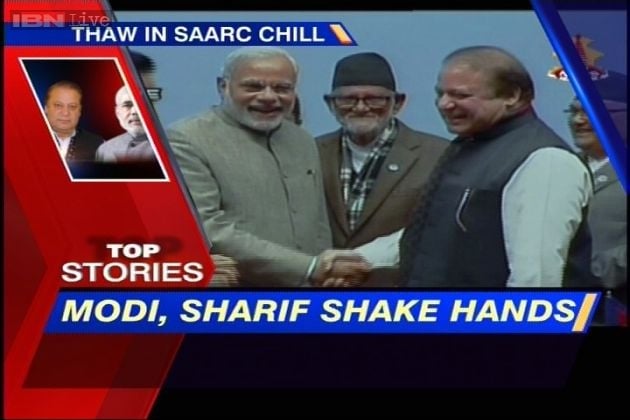 News 360: Modi-Sharif shakehand salvages SAARC summit - News18