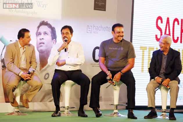 In pics: Sachin Tendulkar unveils his autobiography 'Playing It My Way'