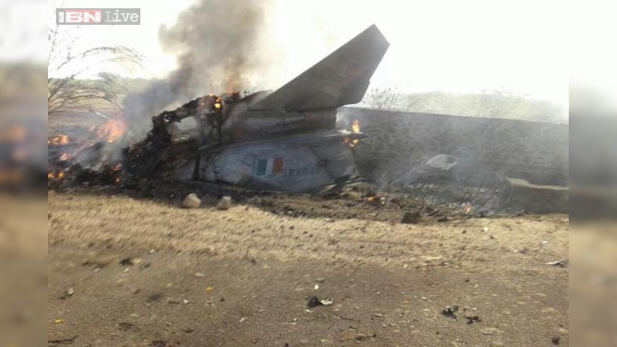 MiG 27 fighter aircraft crashes in Barmer in Rajasthan, no casualty