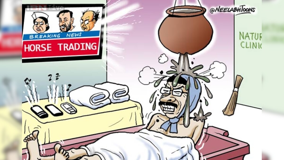 Cartoon of the day: AAP pratices horse trading?