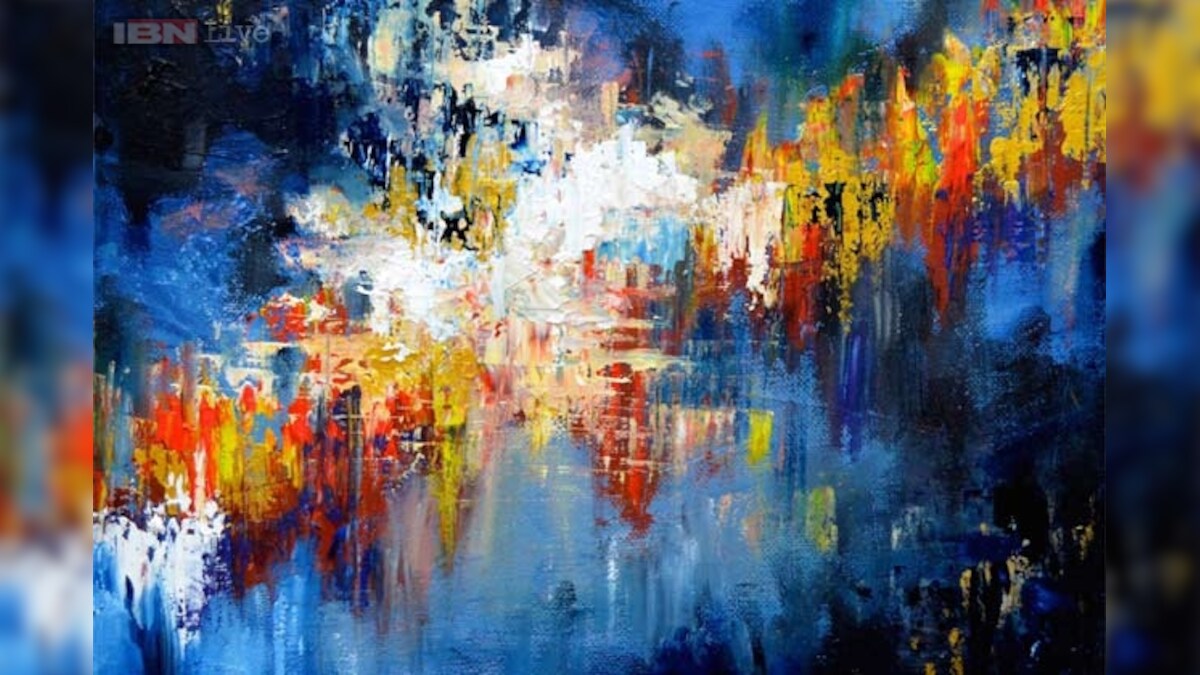 This artist can literally see music and she paints her favourite songs