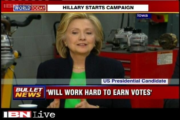 Hillary Clinton kickstarts campaign for 2016 US Presidential poll from ...