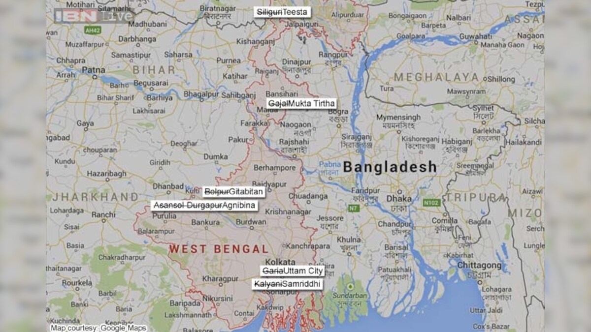 Google Maps edited to display renamed Bengal cities: Siliguri to be ...