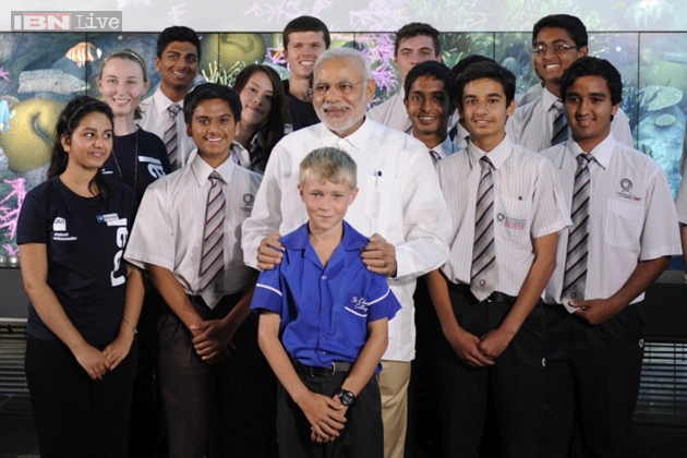 Modi@365: Narendra Modi interacts with children - News18