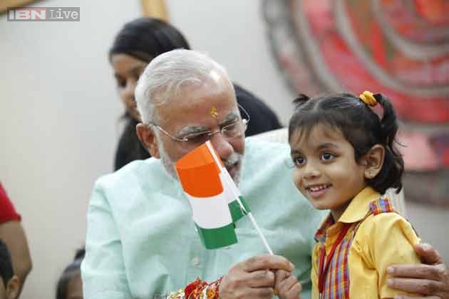 Modi@365: Narendra Modi interacts with children - News18