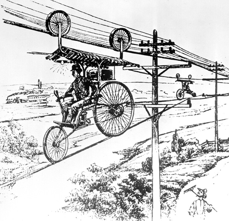 Past Tech: Aerial bicycle from 1885 | Tech News - News18