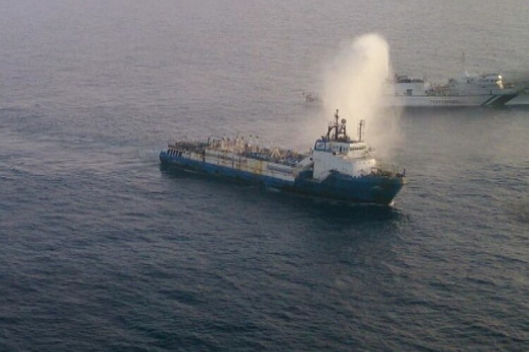 In pics: Major fire in engine room of a supply vessel off Mumbai coast ...