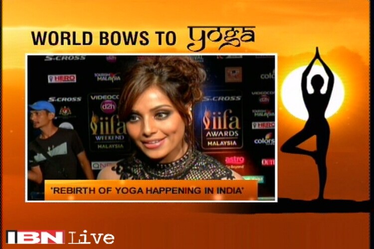 Rebirth of yoga in India, say celebrities welcoming International Yoga ...