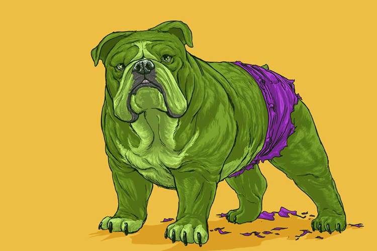 This artist creates really adorable 'dog' versions of Marvel Comics ...