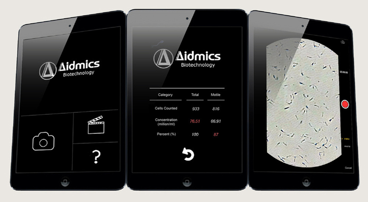 iSperm: This iPad-compatible at-home sperm count tester shows results ...