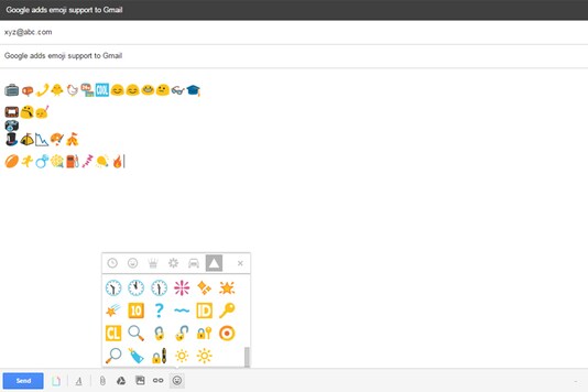 Gmail now lets you send emails with emojis
