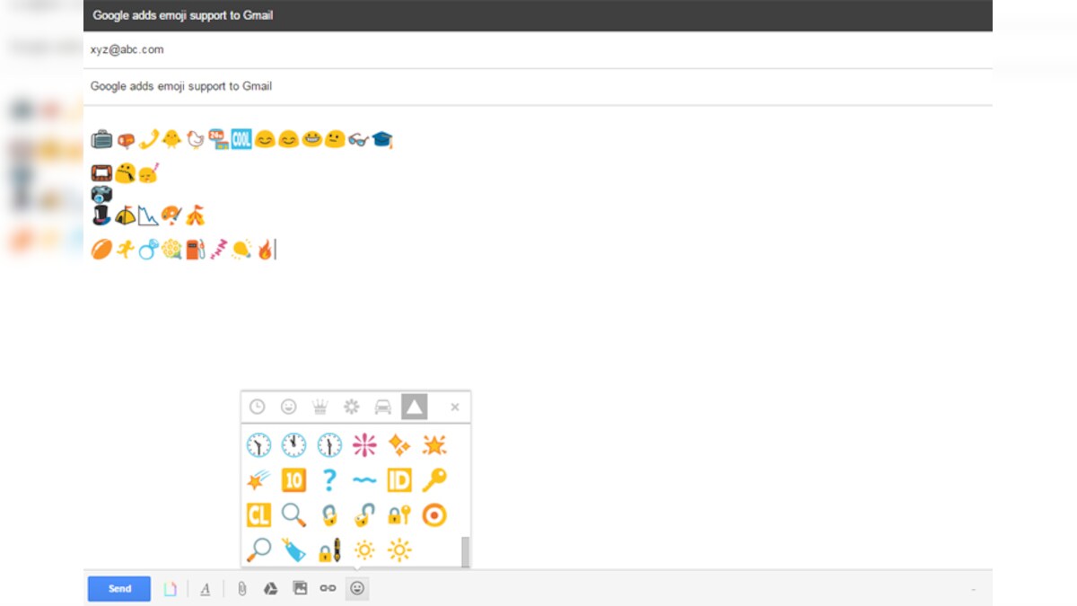 Gmail now lets you send emails with emojis Gmail now lets you send emails with emojis