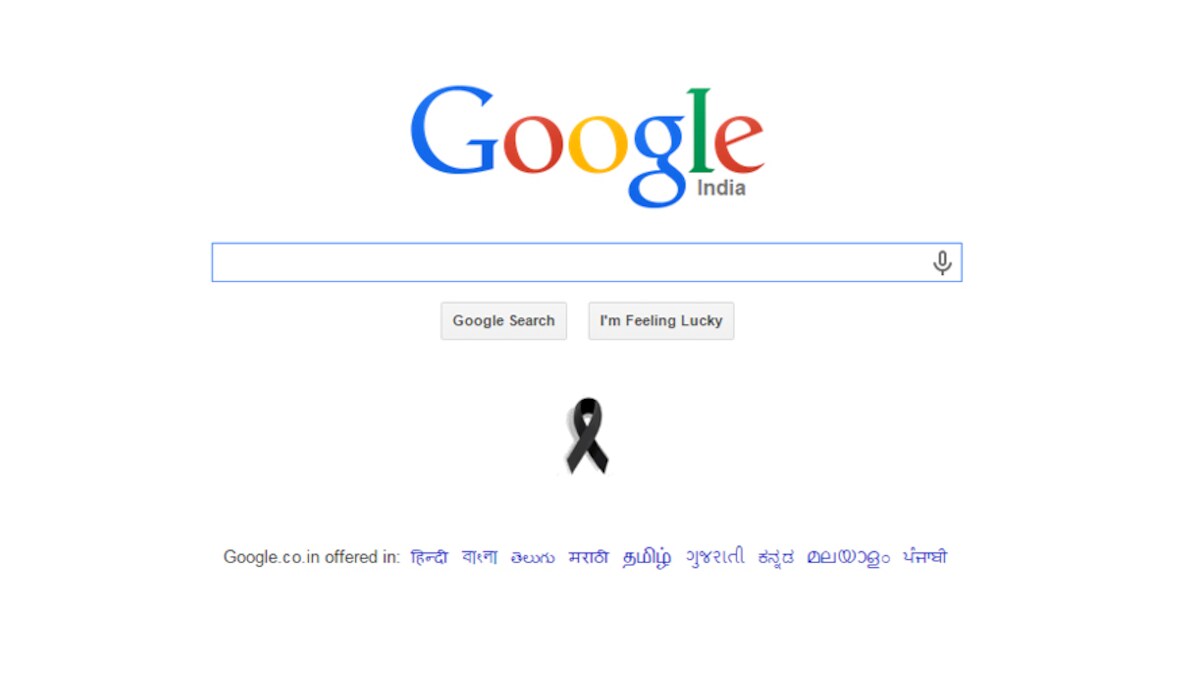 Google pays special tribute to Kalam with 'black ribbon' on India ...