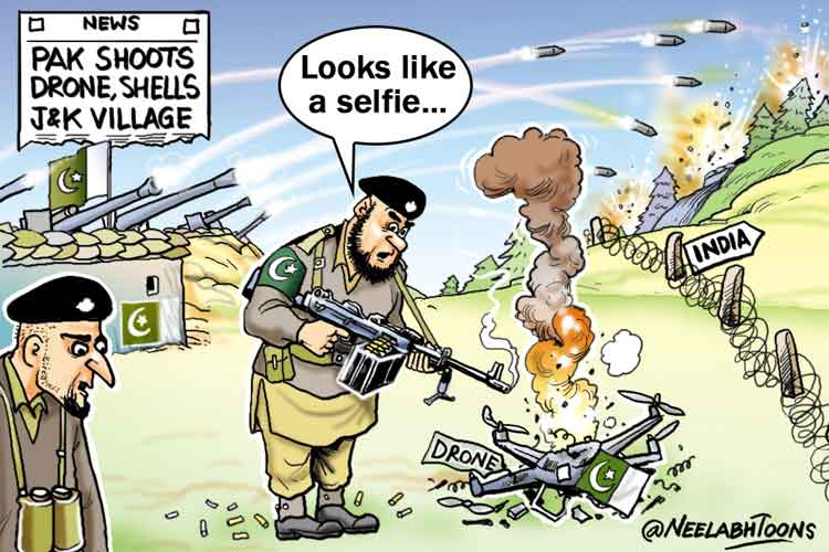 Cartoon of the day: Pakistan continues to violate ceasefire along LoC ...