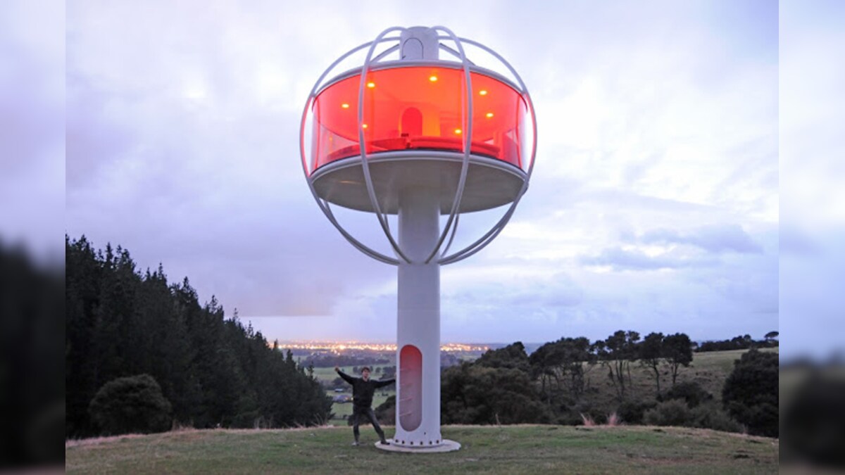 This hi-tech 'treehouse' is Android-controlled, solar-powered, offers ...