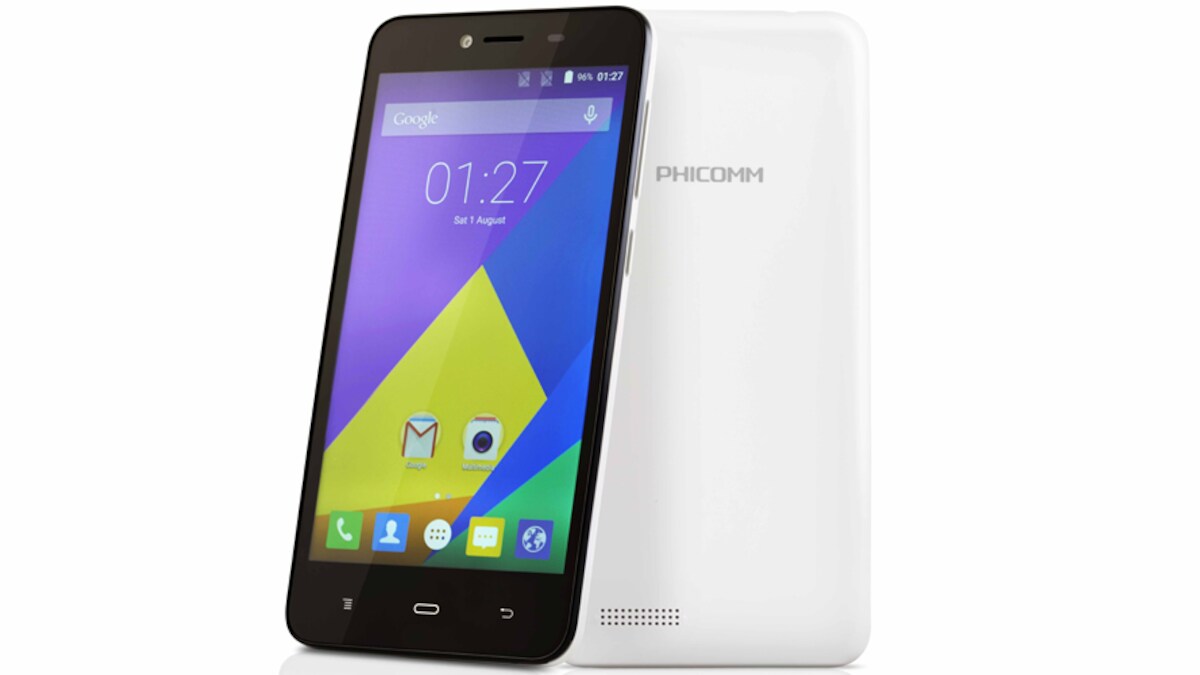 Phicomm Energy 653 smartphone with 5-inch HD display, 8 MP rear camera ...