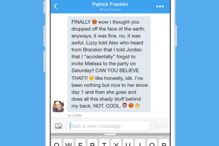 Twitter removes 140-character limit for Direct Messages; now chat on ...