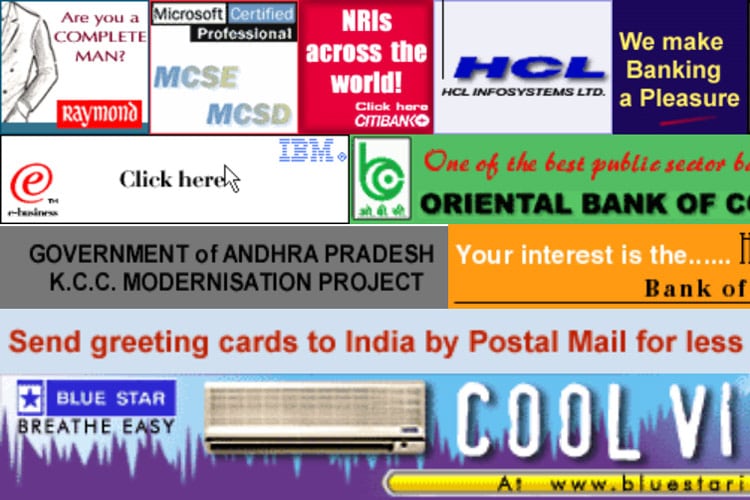 20 years of Internet in India: The early Internet ads in India