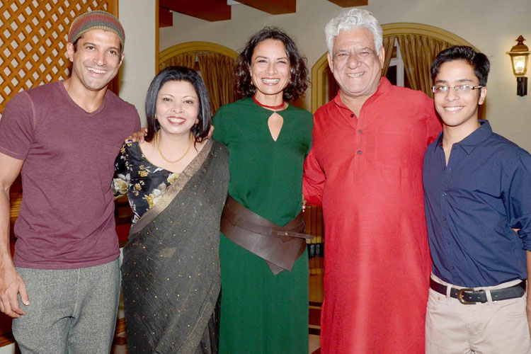 Farhan Akhtar, Nandita Das attend Om Puri's son Ishaan's birthday bash ...