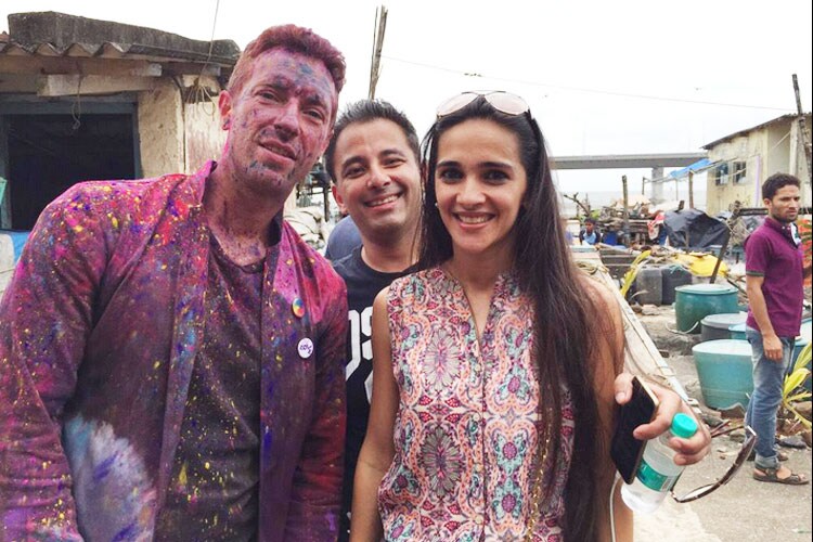 Coldplay celebrates Holi in Mumbai while filming their new music video ...