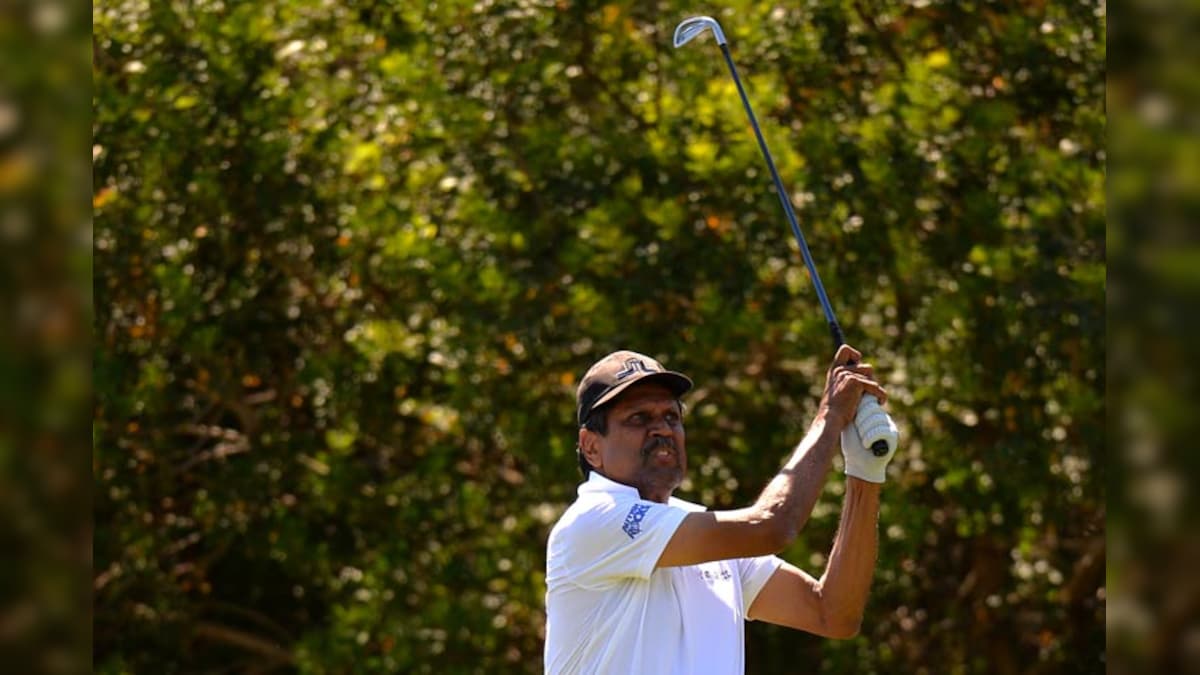 Golf: Kapil Dev tied first at IGU All India Senior - News18